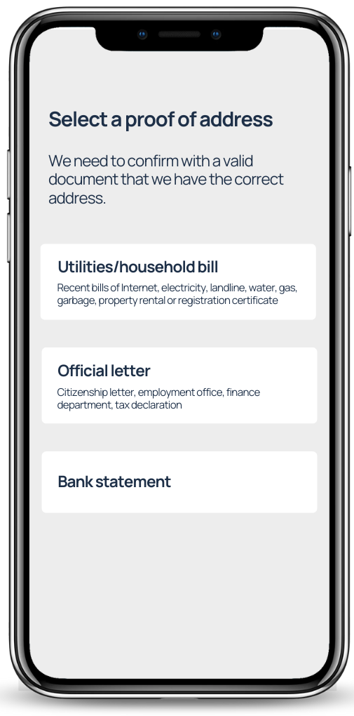 User Address Validation System - Sonio Proof of Address
